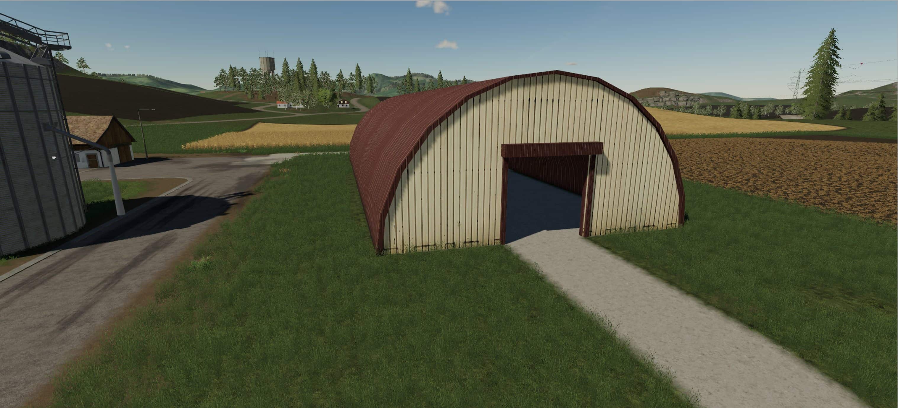 Hangar 3D-модель V1.0 FS19 | Farming Simulator 19 мод | FS 19 МОДЫ