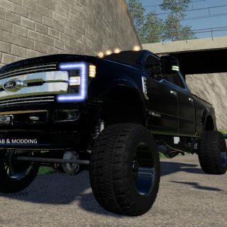 2018 Ford F350 King Ranch v1.0 FS19 мод | Farming Simulator 25 моды