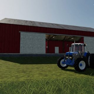 Размещаемый Red Bank Barn V 1.0 FS19 мод | Farming Simulator 25 моды