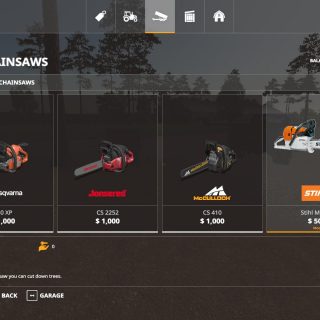 Stihl MS660 Chainsaw v1.0 FS19 мод | Farming Simulator 25 моды
