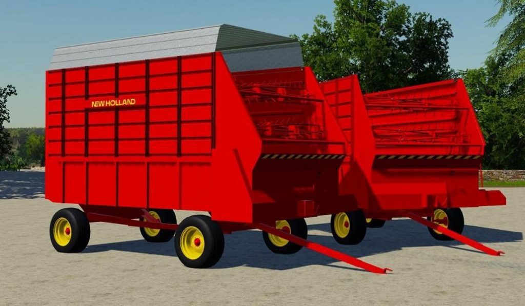New Holland 716 ForageBox v1.0 FS19 мод | Farming Simulator 25 моды