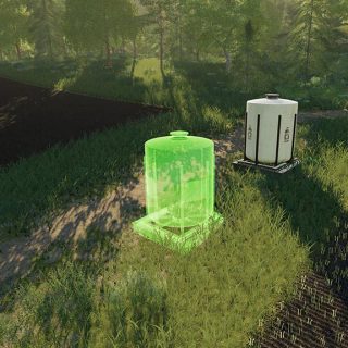 Placeable Refill Tanks v1.0 FS19 мод | Farming Simulator 25 моды