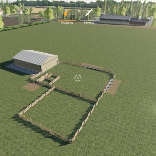 Placeable Sheep Fold v1.0 FS19 мод | Farming Simulator 25 моды