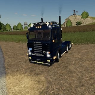 SCANIA 143 6x4 v1.0 FS19 мод | Farming Simulator 25 моды