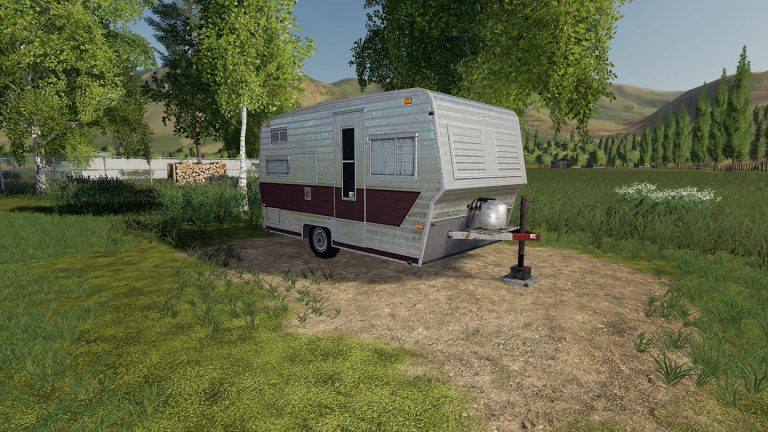 Placeable Camper v1.0 FS19 мод | Farming Simulator 25 моды