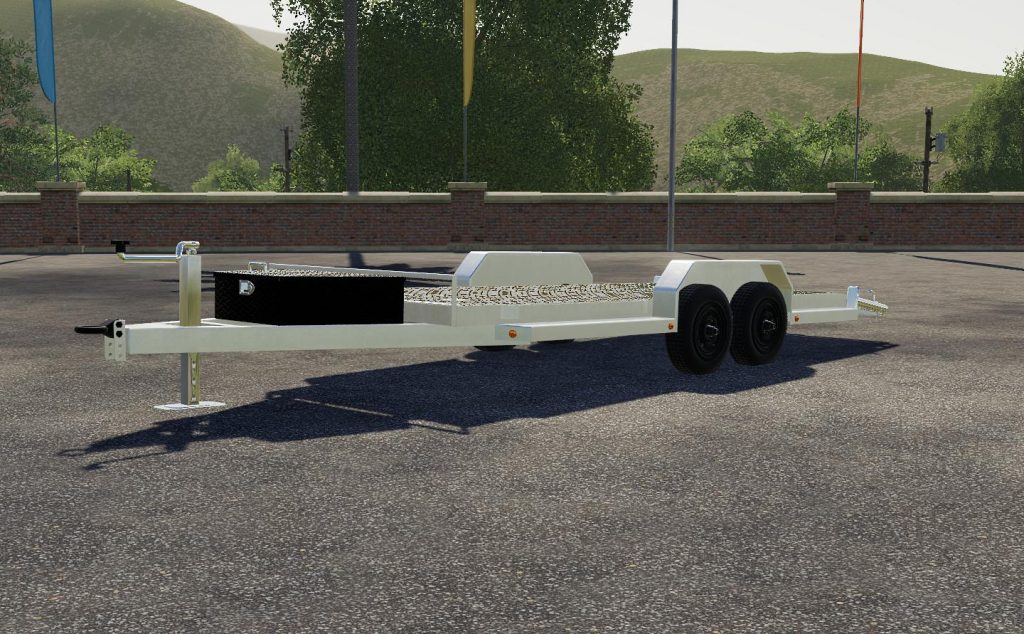 EXP19 CarTrailer v1.0 FS19 мод | Farming Simulator 25 моды