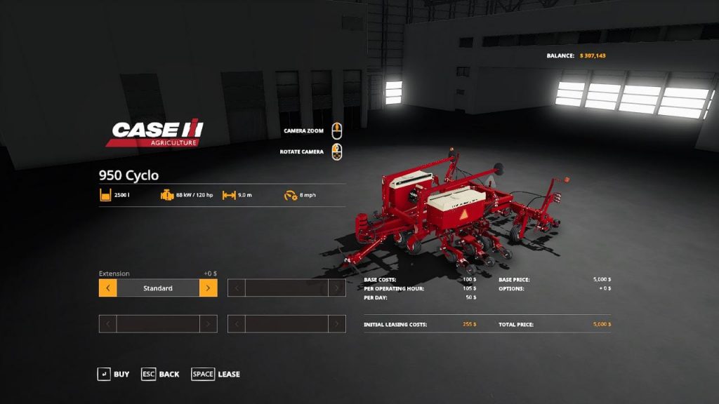 Case ih cyclo planter v1.0 FS19 мод | Farming Simulator 25 моды