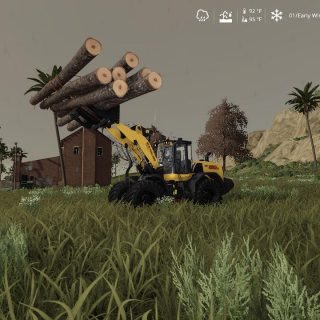 Stoll log fork Duo v1.0.0.0 FS19 мод | Farming Simulator 25 моды