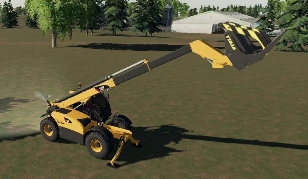 Cat TeleHandler v1.0.0.0 FS19 мод | Farming Simulator 25 моды