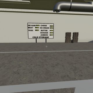 Warehouse Cold Storage v1.0 FS19 мод | Farming Simulator 25 моды