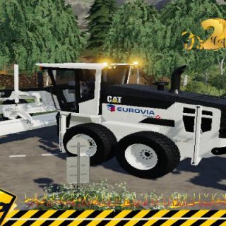GRADER CAT M140 AWD v1.5 FS19 мод | Farming Simulator 25 моды