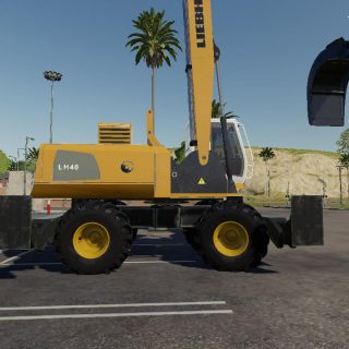Liebherr LH40 High Stacker v1.0 FS19 мод | Farming Simulator 25 моды