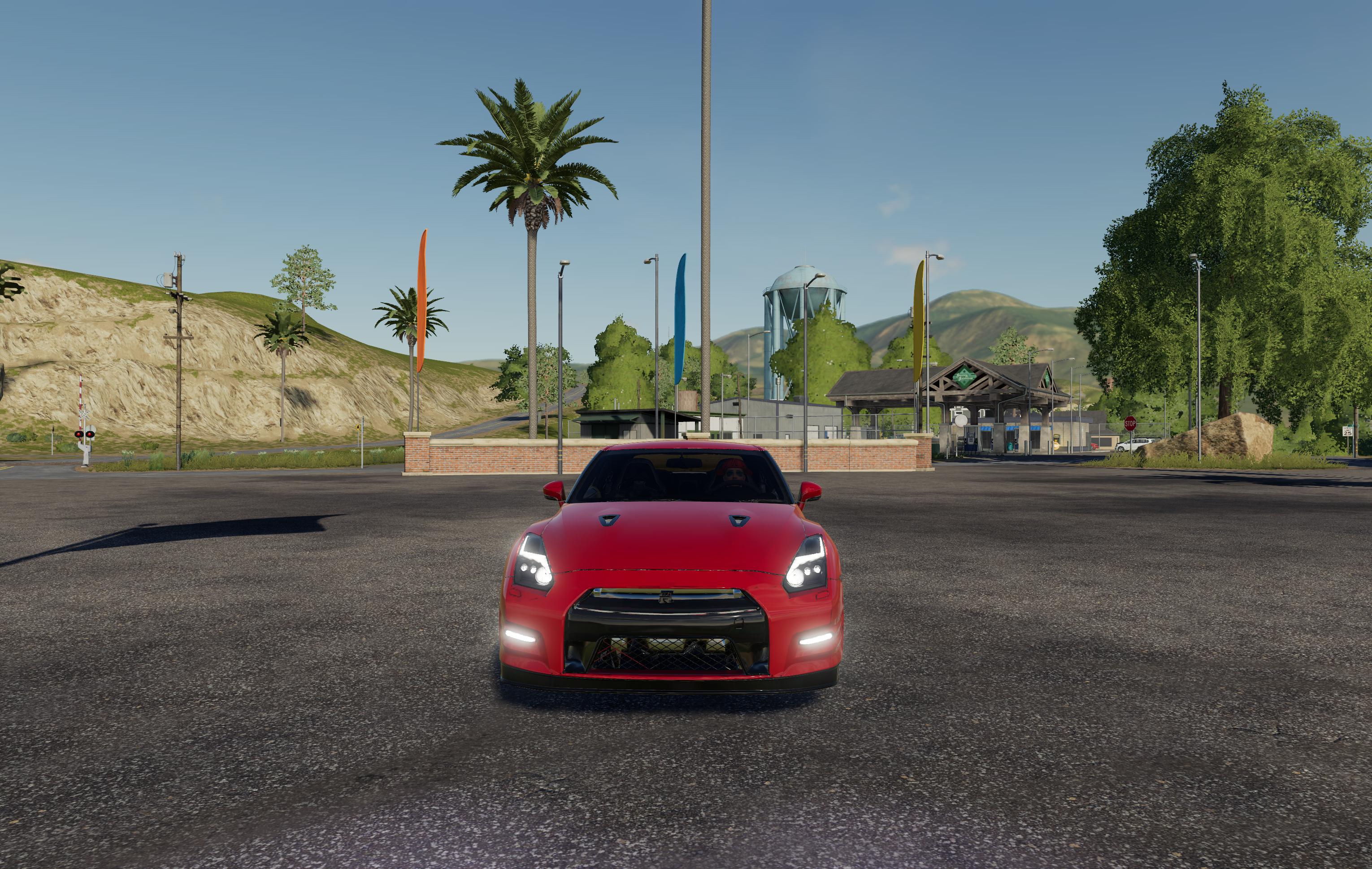 2015 Nissan Gtr v1.0.0.0 FS19 | Farming Simulator 19 мод | FS 19 МОДЫ