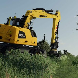 Liebherr 918 + Pack Engcon v2.0 FS19 мод | Farming Simulator 25 моды