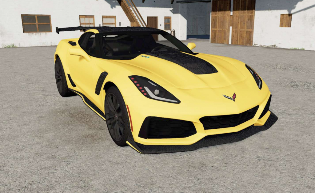 Chevrolet Corvette ZR1 (C7) 2015 v1.0 FS19 мод | Farming Simulator 25 моды