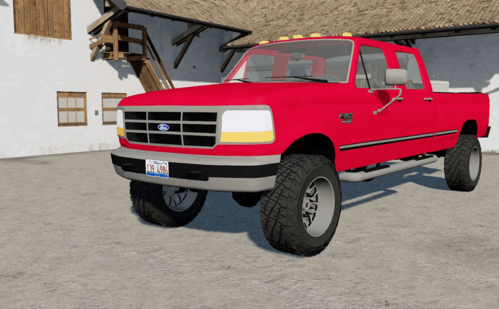 Ford F-350 Powerstroke XLT Crew Cab 1996 V1.0 FS19 мод | Farming ...