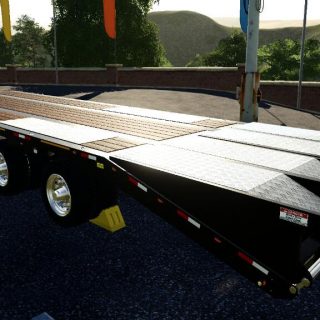 20Ft Gooseneck Trailer FS19 мод | Farming Simulator 25 моды