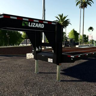 20Ft Gooseneck Trailer FS19 мод | Farming Simulator 25 моды