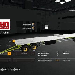 HKL Container Trailer v1.0 FS19 мод | Farming Simulator 25 моды