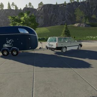 Opel Kadett E Caravan v1.0 FS19 мод | Farming Simulator 25 моды
