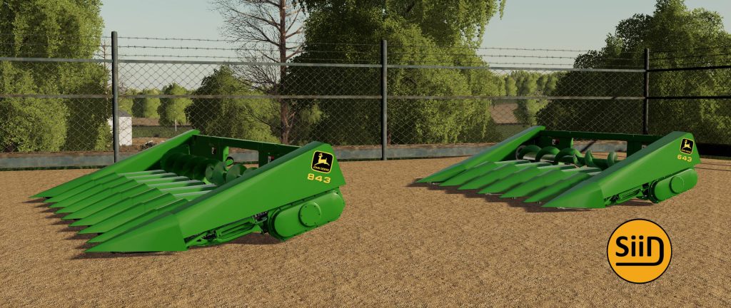 John Deere 643- 843 Corn Heads v1.0 FS19 | Farming Simulator 22 мод ...