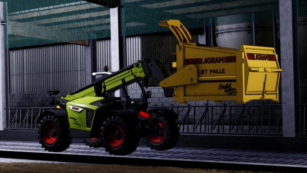 Pailleuse AGRAM JET PAILLE Yellow v1.0 FS19 мод | Farming Simulator 25 моды