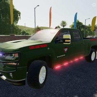2016 Chevy Silverado Game Warden v5.0 FS19 мод | Farming Simulator 25 моды