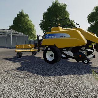 HESSTON BIG BALER v1.1 FS19 мод | Farming Simulator 25 моды