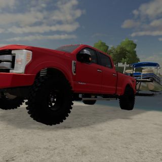 2017 Ford F250 King Ranch v1.0 FS19 мод | Farming Simulator 25 моды