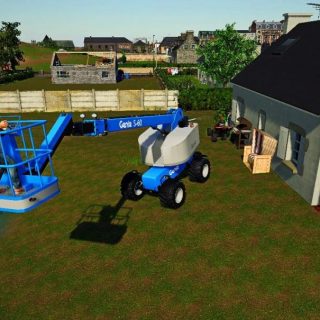 Genie Boomlift v1.0 FS19 мод | Farming Simulator 25 моды