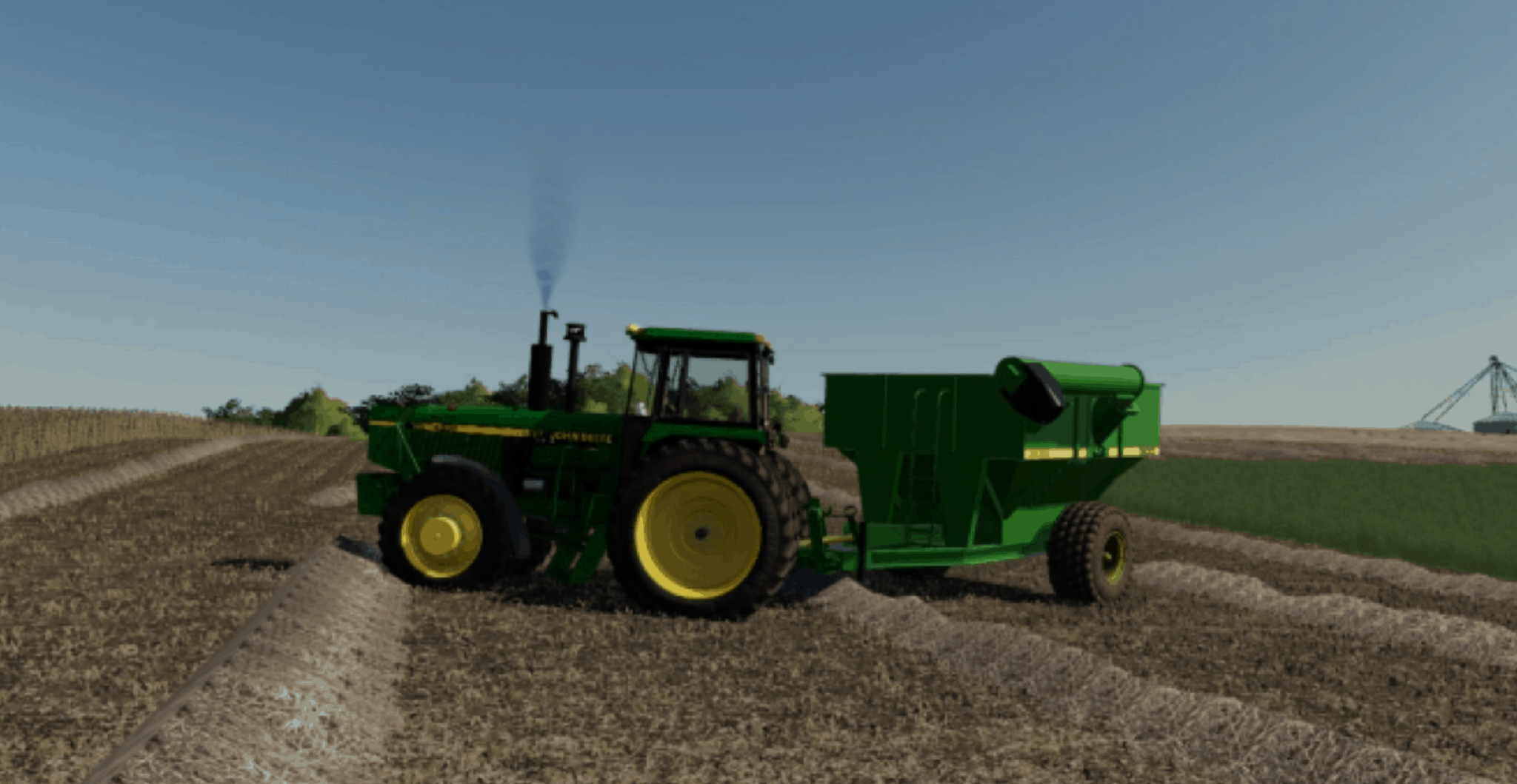 John Deere 60 серии FWA V1.2 FS19 мод | Farming Simulator 25 моды