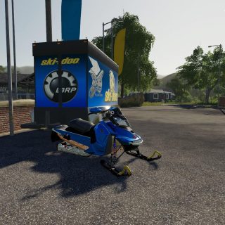 Снегоход Ski Doo 800-R v1.0 FS19 мод | Farming Simulator 25 моды