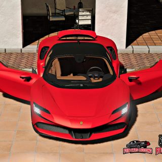 Ferrari SF90 Stradale 2020 v1.0 FS19 мод | Farming Simulator 25 моды