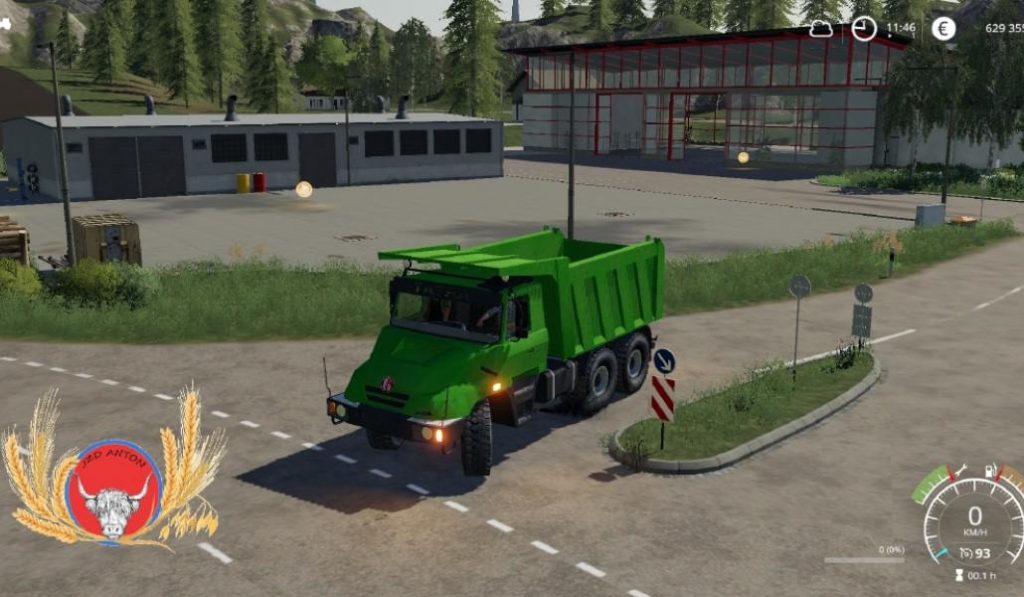 Tatra 163 Jamal Dumper v1.0 FS19 мод | Farming Simulator 25 моды