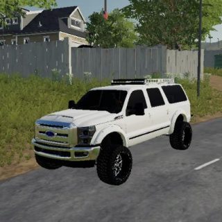 2011 Ford Excursion v1.0 FS19 мод | Farming Simulator 25 моды