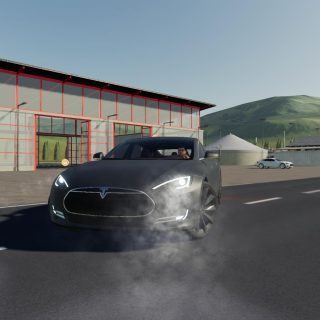 Tesla Model S No Dlc Alpine v1.0 FS19 мод | Farming Simulator 25 моды