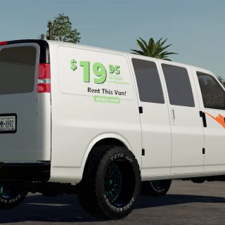 2005 Chevy Express Van Uhaul Custom v1.1 FS19 мод | Farming Simulator ...