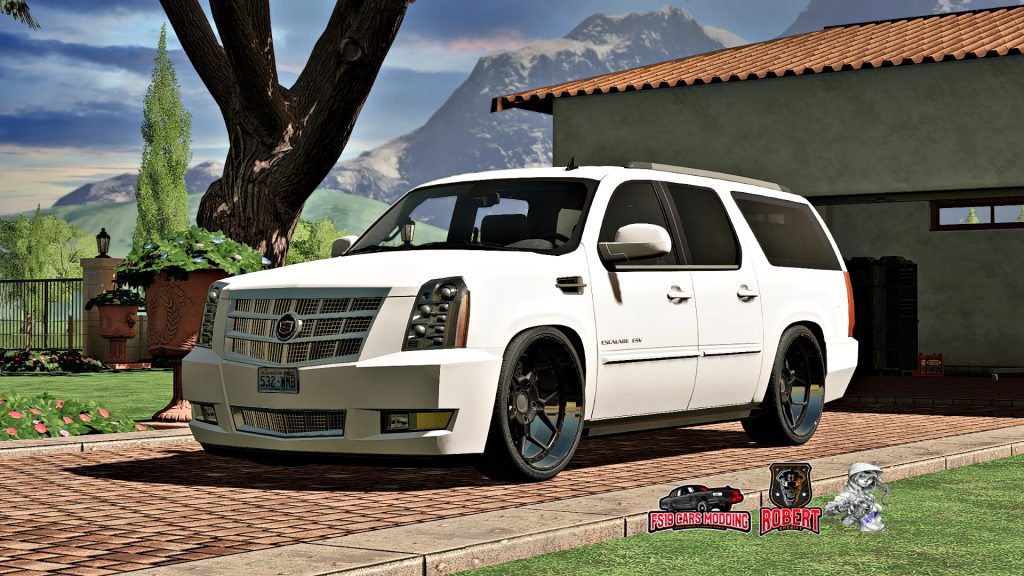 Cadillac Escalade v1.1 FS19 мод | Farming Simulator 25 моды