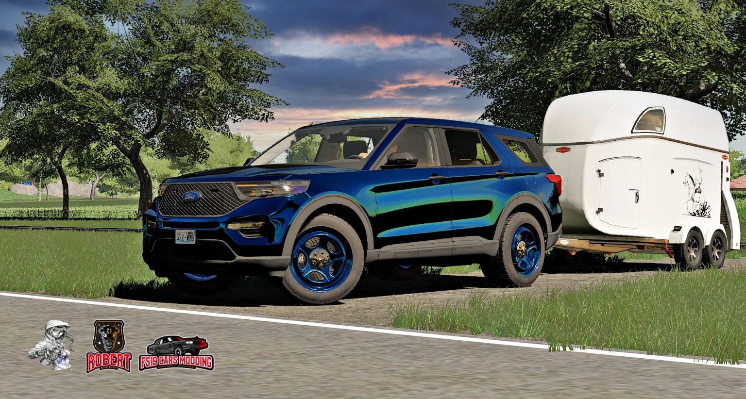 Ford Explorer v1.1 FS19 2020 года мод | Farming Simulator 25 моды
