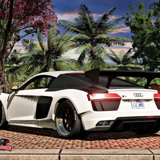 Audi R8 Alpil RSR v1.0 FS19 мод | Farming Simulator 25 моды