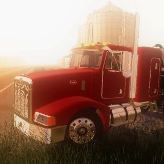 Peterbilt 377b v1.0 FS19 мод | Farming Simulator 25 моды