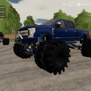 Superduty Monster Truck v1.0 FS19 мод | Farming Simulator 25 моды