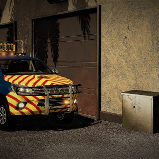 Toyota Hilux Pilotcar v2.3 FS19 мод | Farming Simulator 25 моды