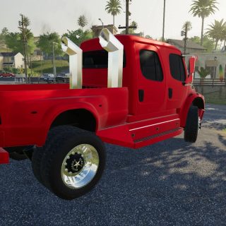 Freightliner M2 Custom v1.0 FS19 мод | Farming Simulator 25 моды