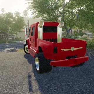 Freightliner M2 Custom v1.0 FS19 мод | Farming Simulator 25 моды