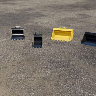 Bucket Pack v1.0 FS19 мод | Farming Simulator 25 моды