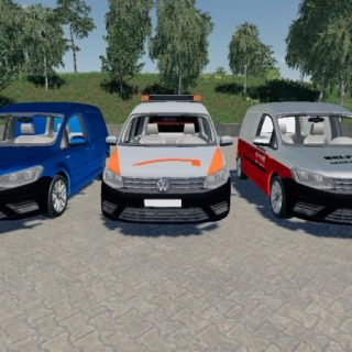 Volkswagen Caddy Highline 2015 v1.0 FS19 мод | Farming Simulator 25 моды