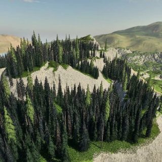 Axe Mountain v1.0 FS19 мод | Farming Simulator 25 моды