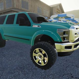 2011 Ford Excursion v1.0 FS19 мод | Farming Simulator 25 моды
