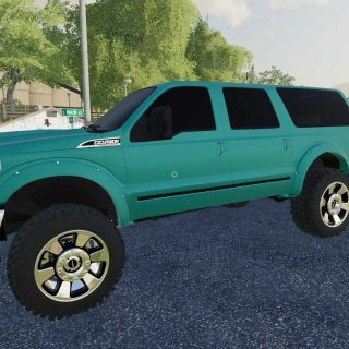2011 Ford Excursion v1.0 FS19 мод | Farming Simulator 25 моды